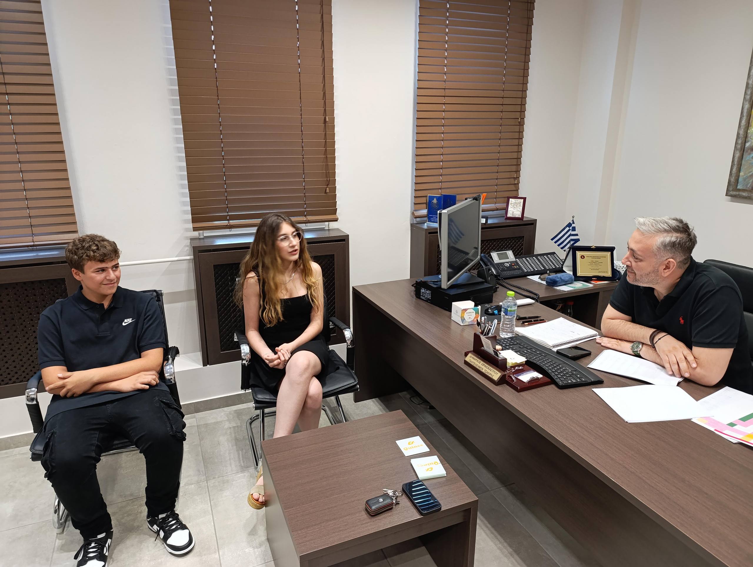 Συγχαρητήρια Π. Τσακίρη σε μαθητές που κατέκτησαν την 1η θέση σε ...